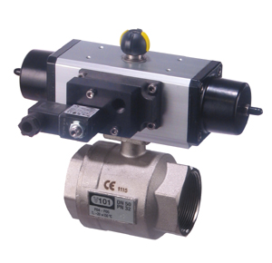 Pneumatic Actuated Brass Ball Valves